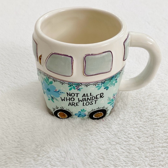 NATURAL LIFE | Dining | Natural Life Floral Camper Mug Not All Who ...